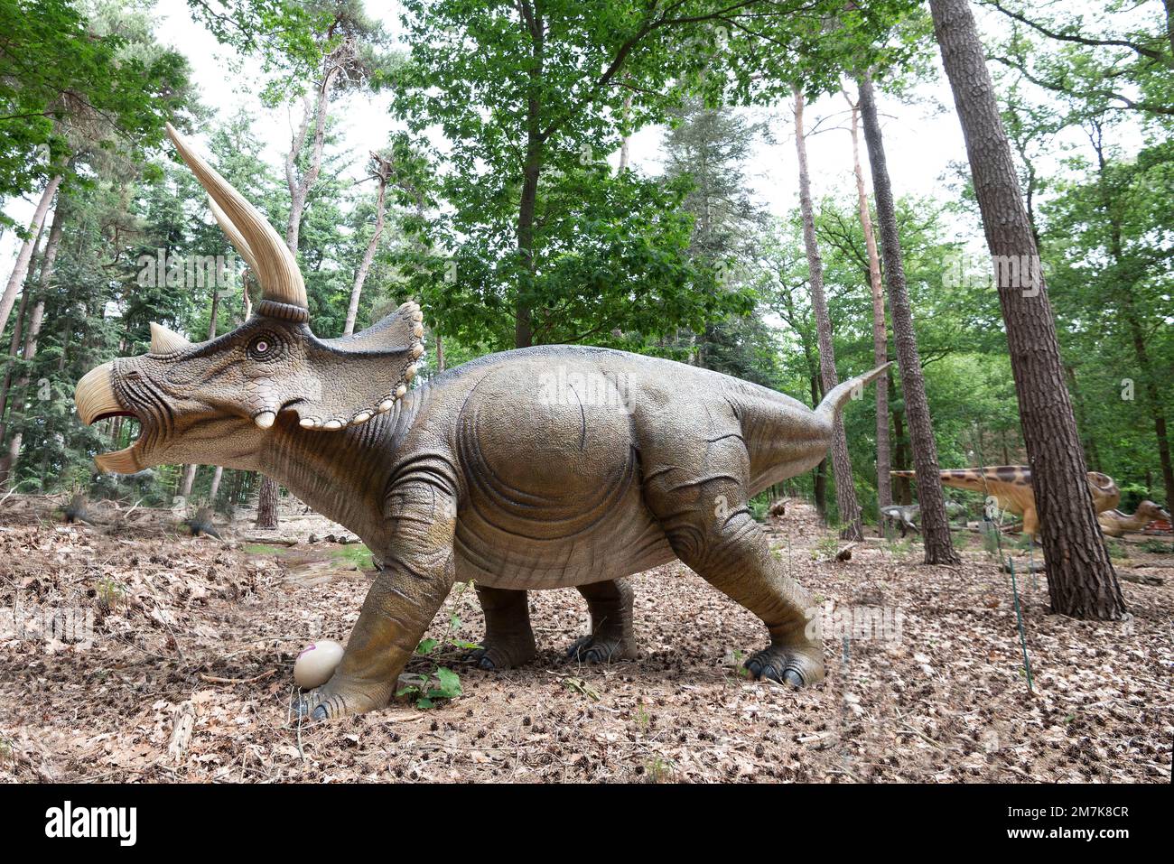 Oertijdmuseum-Boxtel-12-06-2022:Triceratops at outside museum, The ...