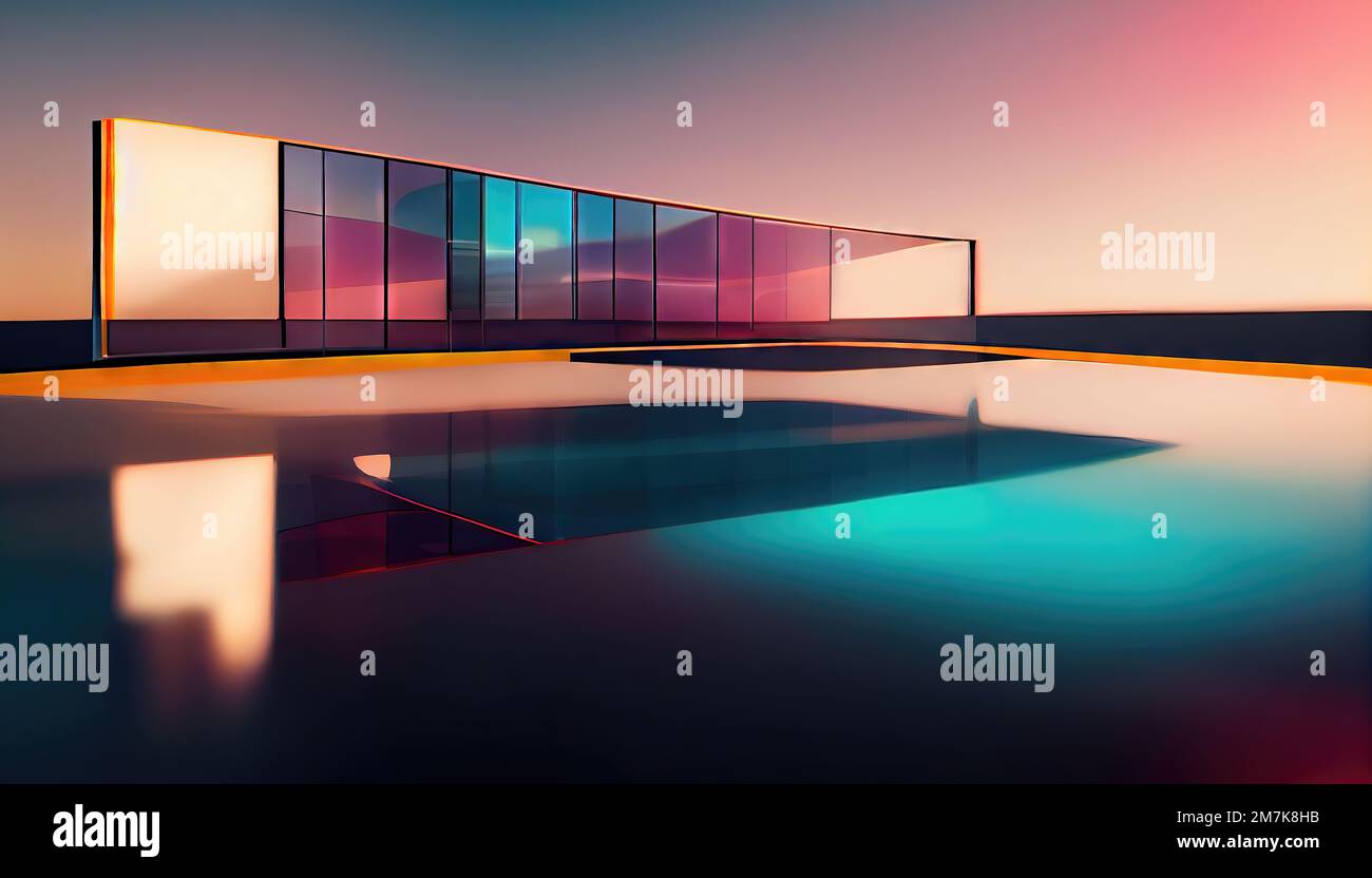 Reflections refractions architecture hi-res stock photography and ...