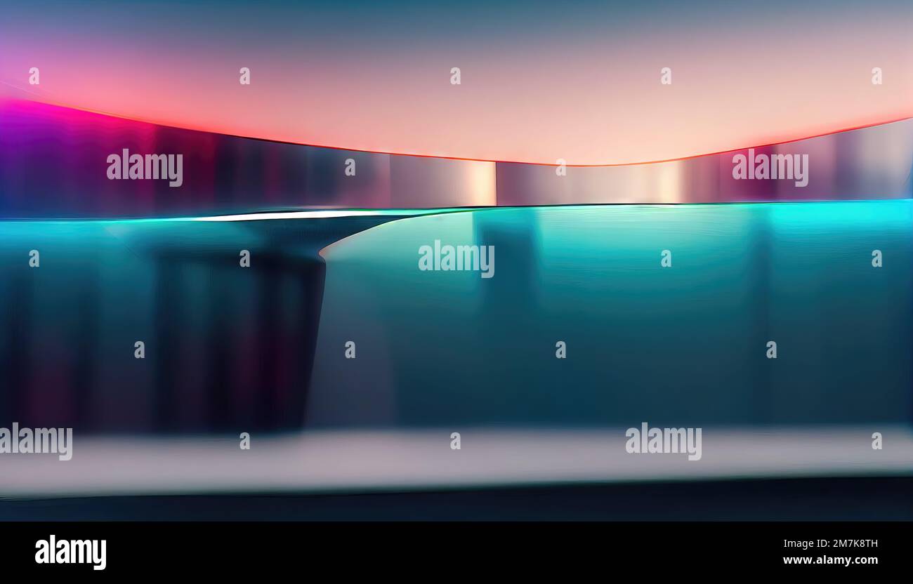 Fantastic room, beautiful reflections and refractions made of Rainbow ...