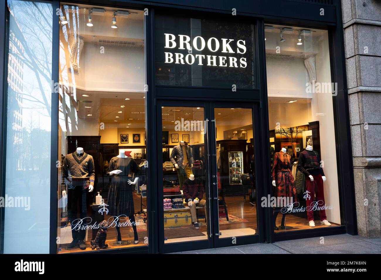 January 3, 2023, Tokyo, Japan: A Brooks Brothers store in Tokyo ...
