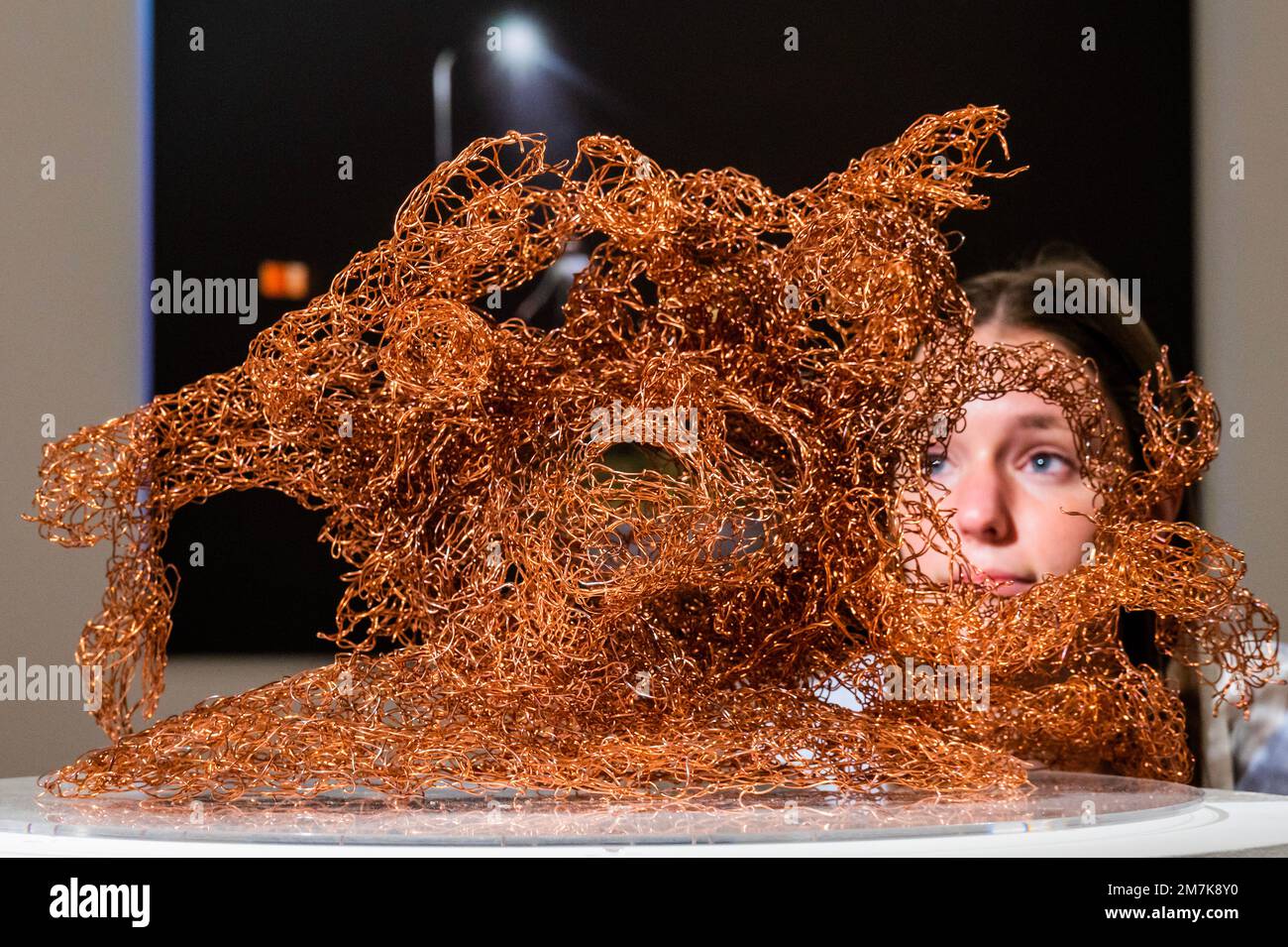 London, UK. 10 Jan 2023. Lynn Cox, GAZE OF HU-MAN-ITY(the monster who ...