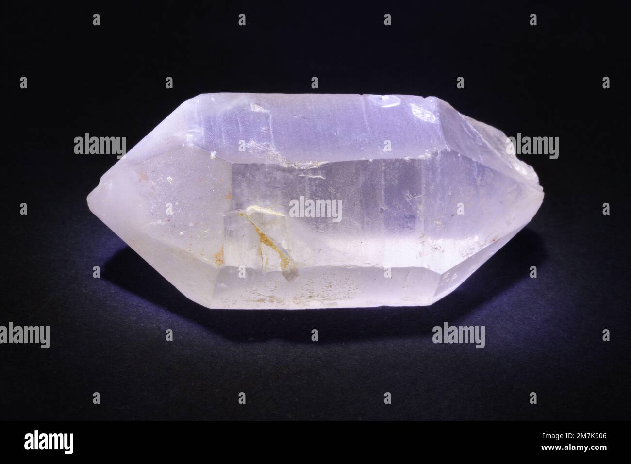 Rocks and Minerals, Quartz Crystals laboratory sample Stock Photo - Alamy