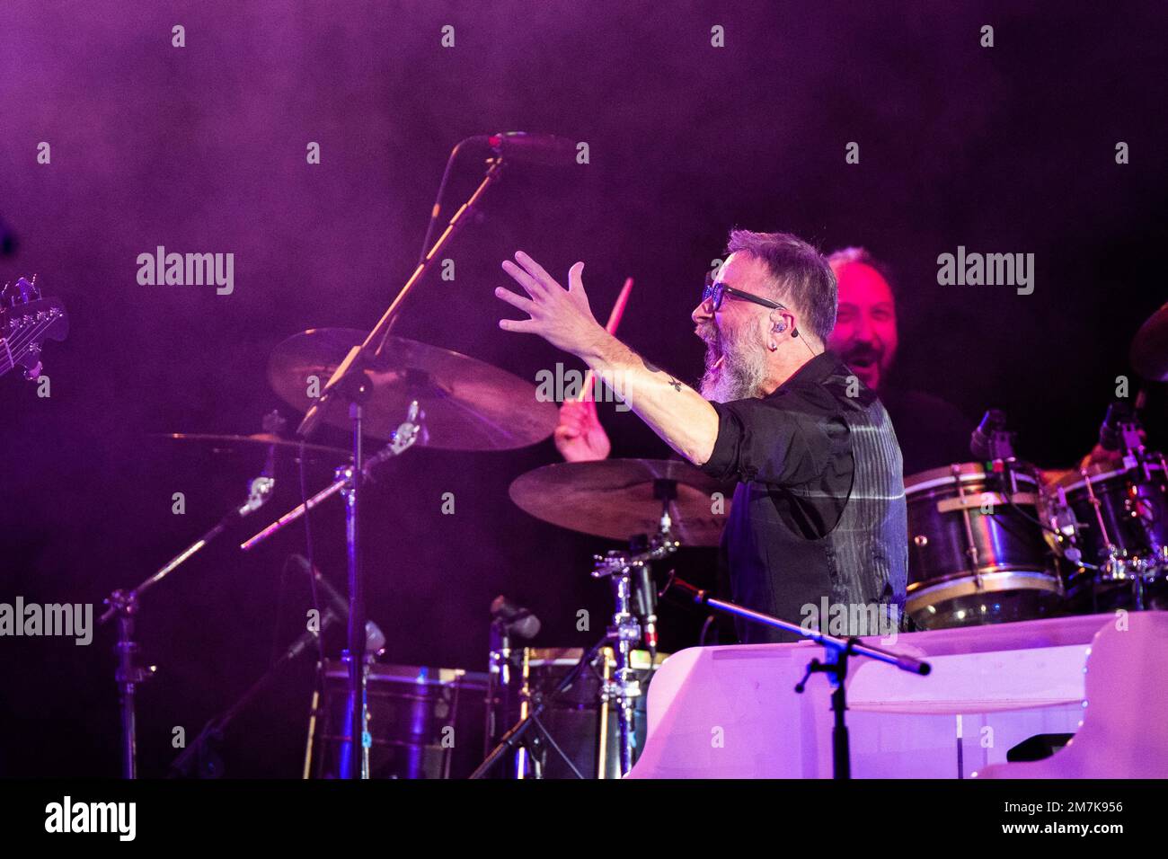 Marco Masini during the Italian singer Music Concert Marco Masini - T ...