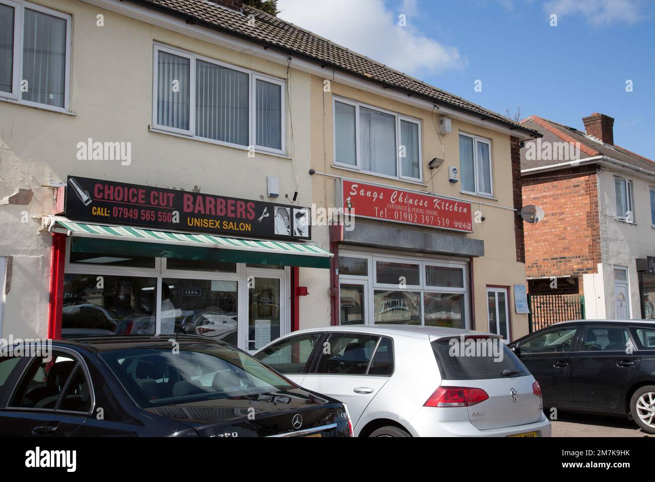 Neighbourhood shops, Bushbury, Wolverhampton Stock Photo - Alamy