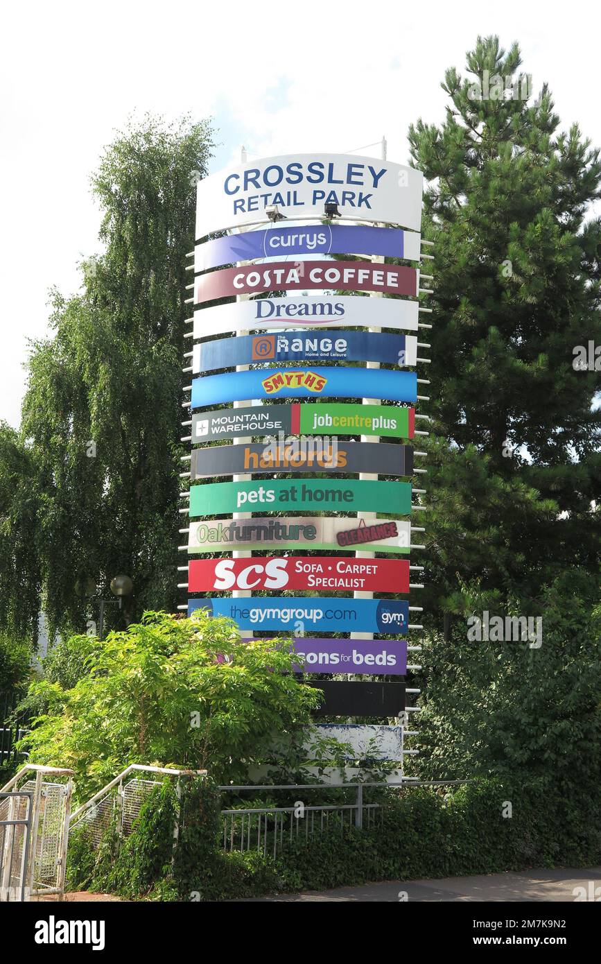 Crossley Retail Park, Kidderminster Stock Photo - Alamy