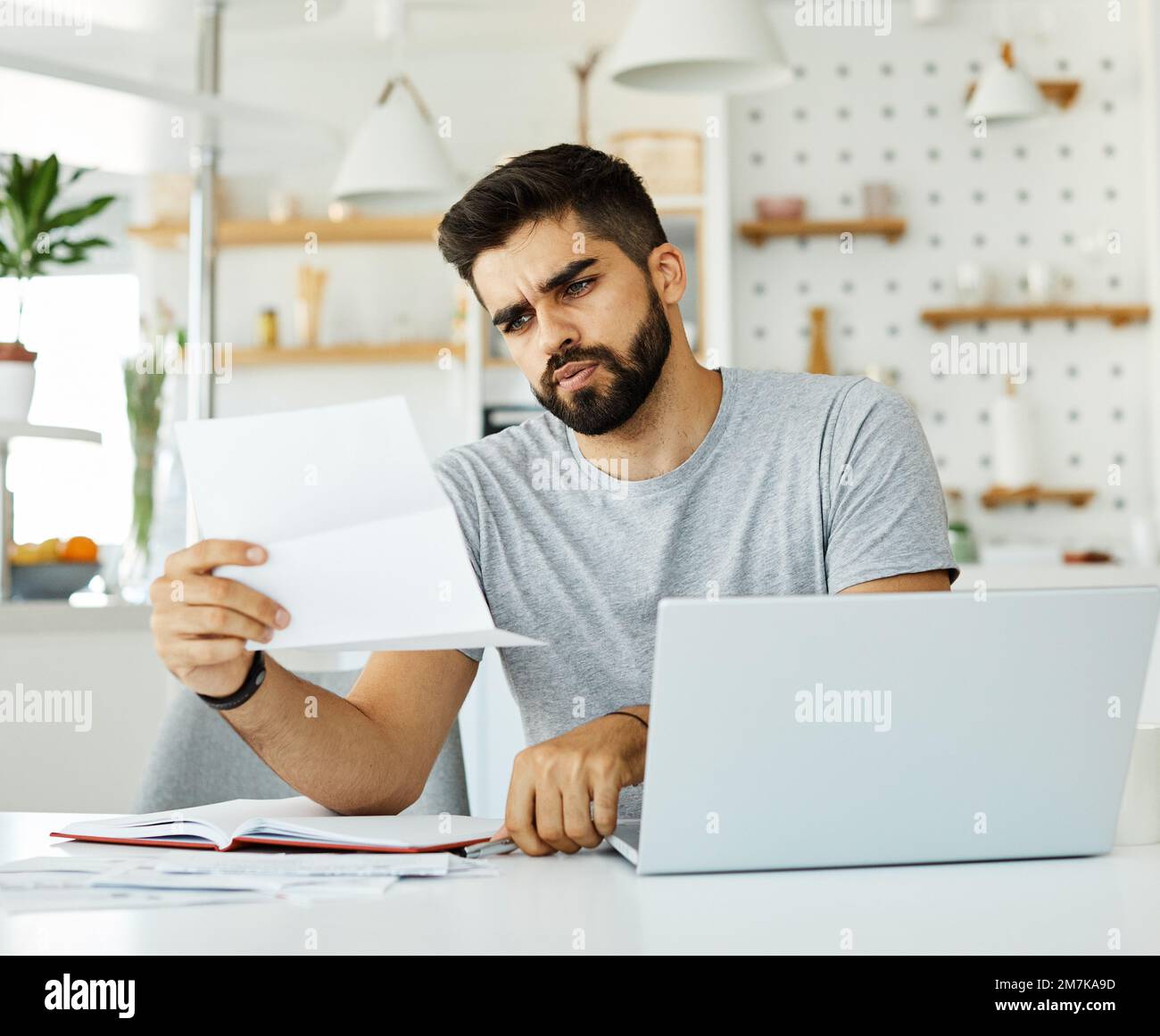 laptop man computer home technology young student business internet ...