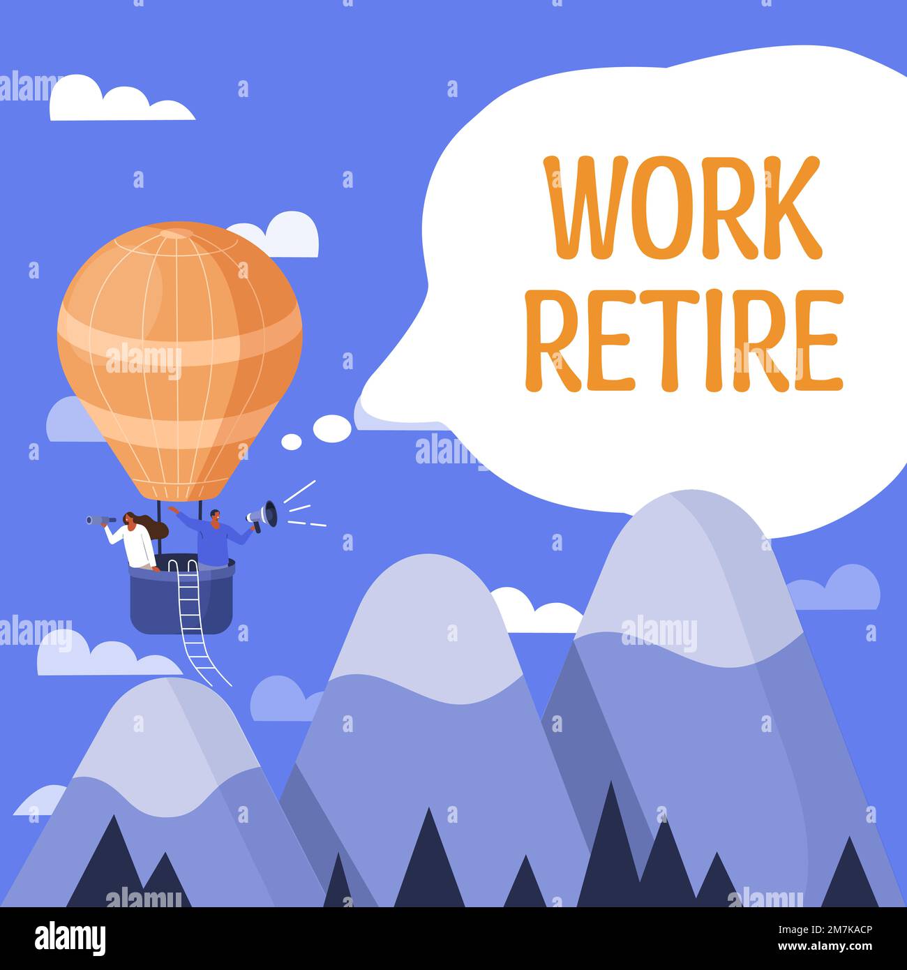 Inspiration showing sign Work Retire. Business approach carrying on ...