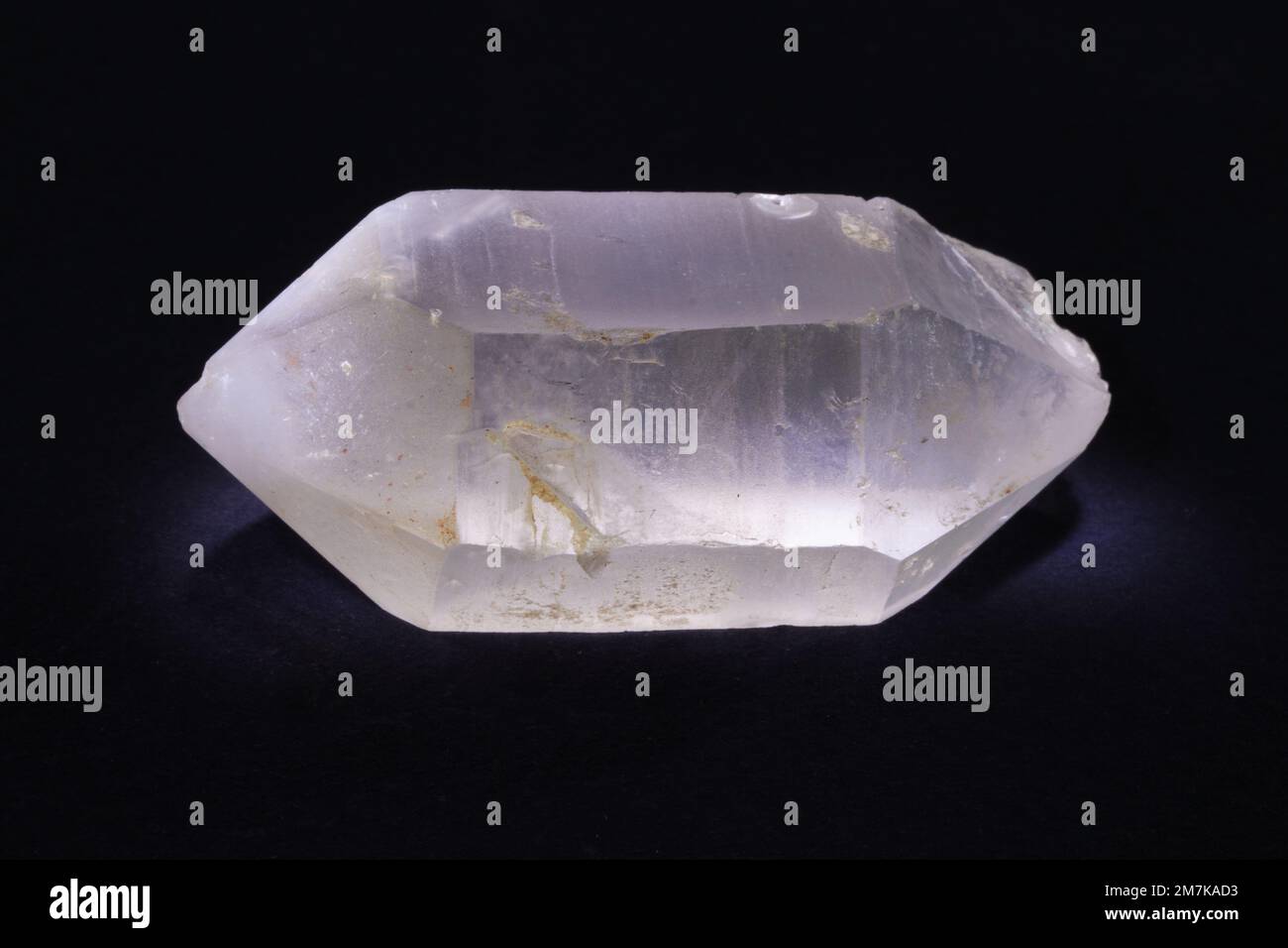 Rocks and Minerals, Quartz Crystals laboratory sample Stock Photo - Alamy