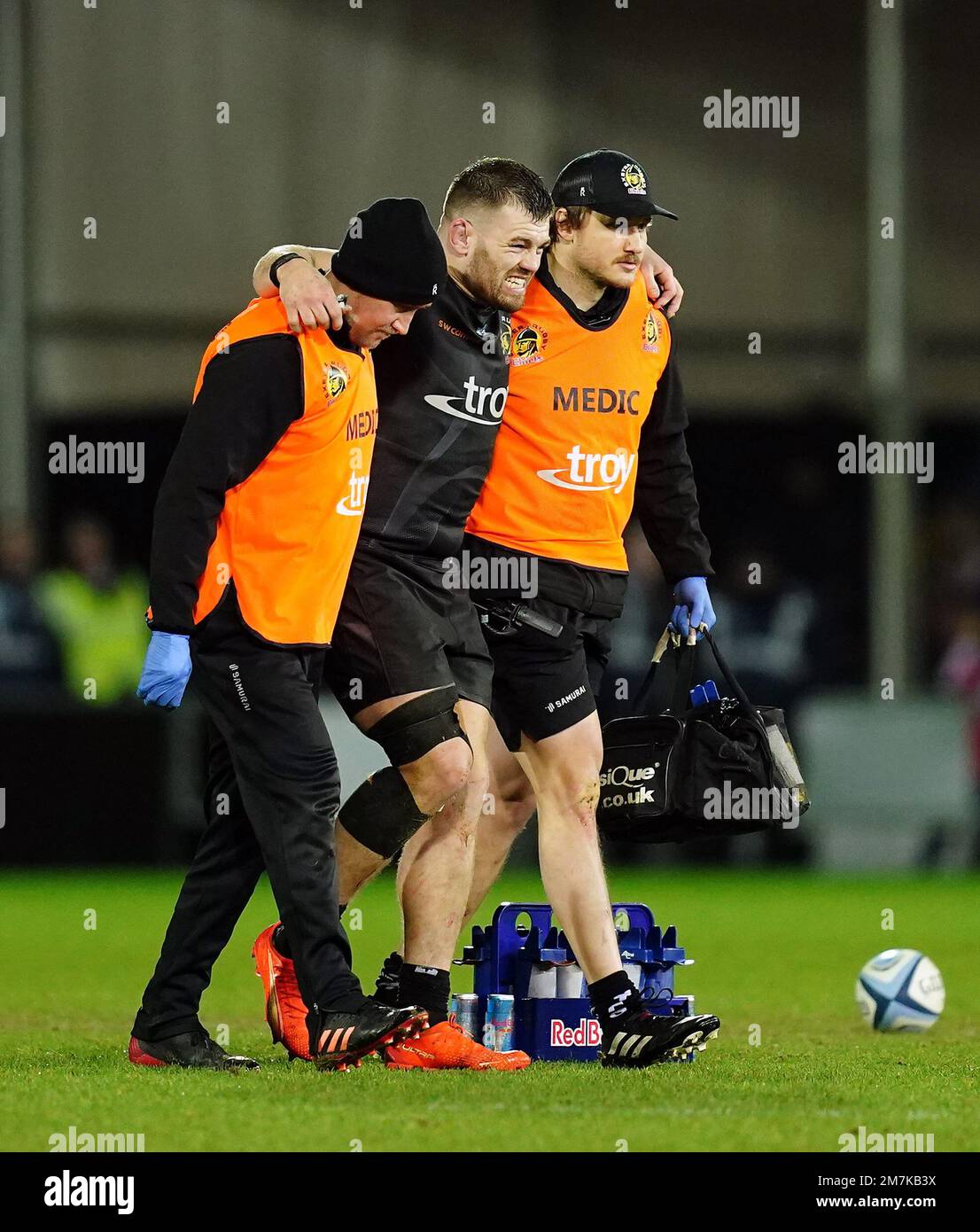 File photo dated 07-01-2023 of Exeter Chiefs Luke Cowan-Dickie is ...