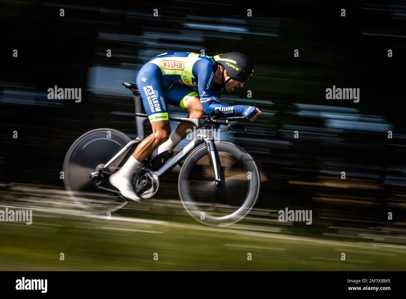 Biker Jan Barta in action during the National Championships Czech ...