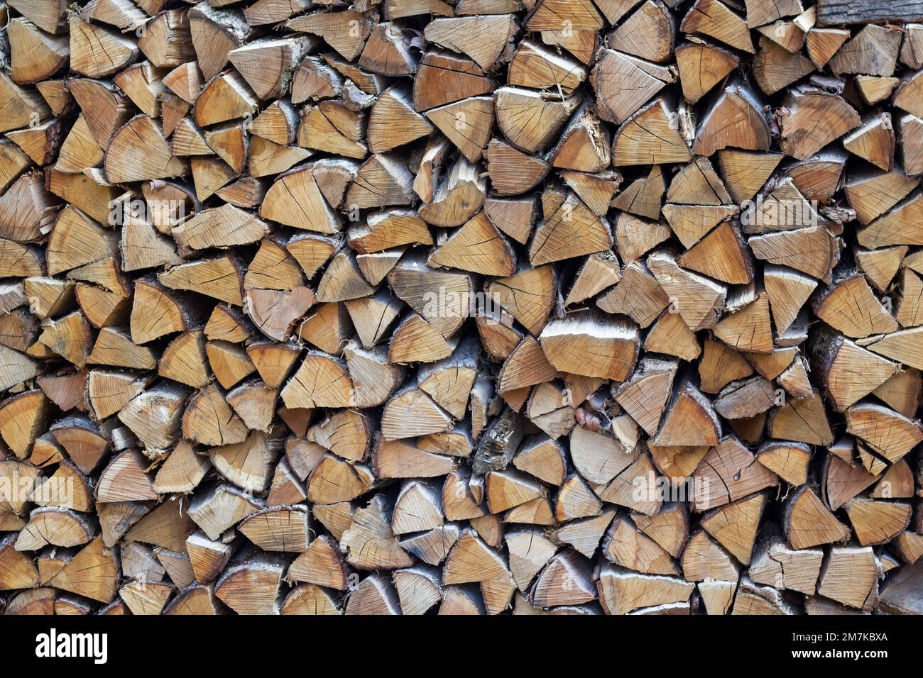 Logs stacked by fire hi-res stock photography and images - Alamy