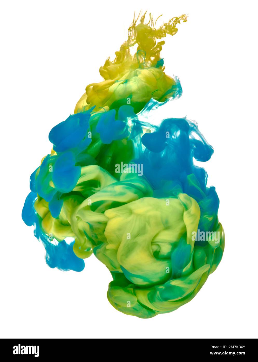 Ink motion water blue swirl hi-res stock photography and images - Alamy