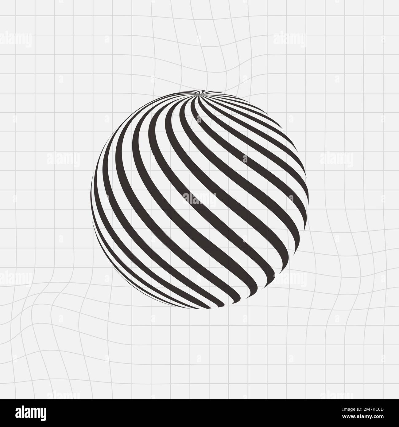 Black sphere 3D shape vector Stock Vector Image & Art - Alamy