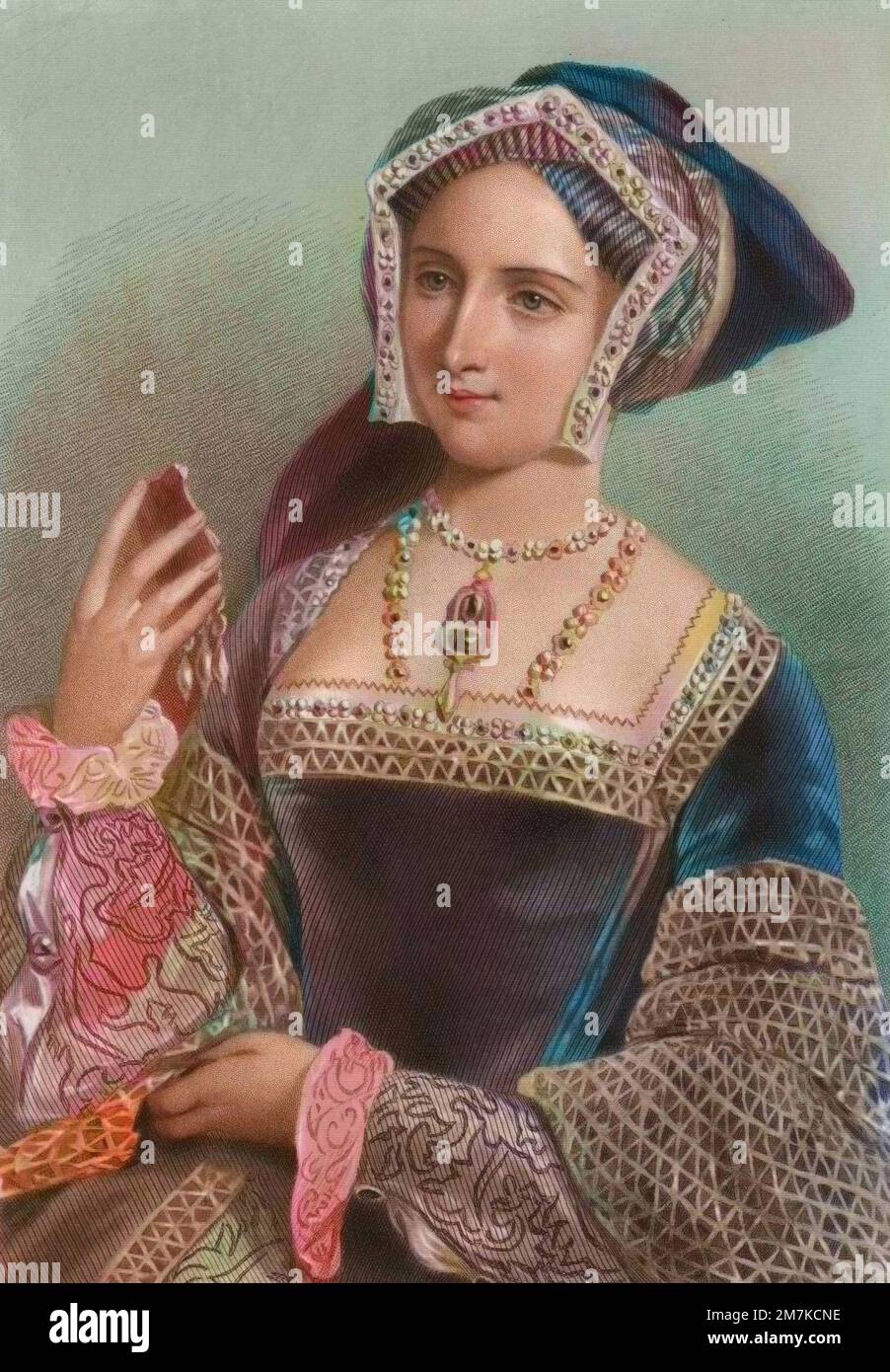 Jane Seymour, third queen of King Henry VIII of England - Portrait de ...