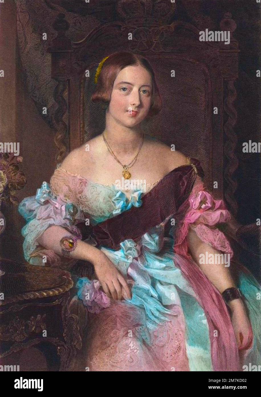 Portrait of Queen Victoria - Victoria (1819-1901) reine de Grande ... Portrait of Queen Victoria - Victoria (1819-1901) reine de Grande ...