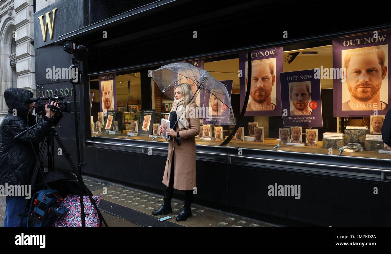 London UK 10th Jan 2023 Copies Of The New Book By His Royal london-uk-10th-jan-2023-copies-of-the-new-book-by-his-royal