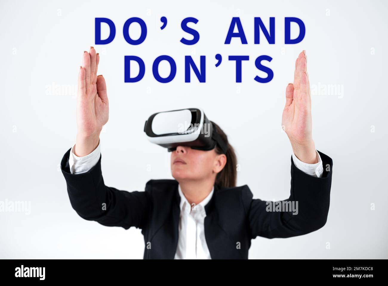 Sign displaying Do's And Don Ts, Word for Confusion in one's mind about ...