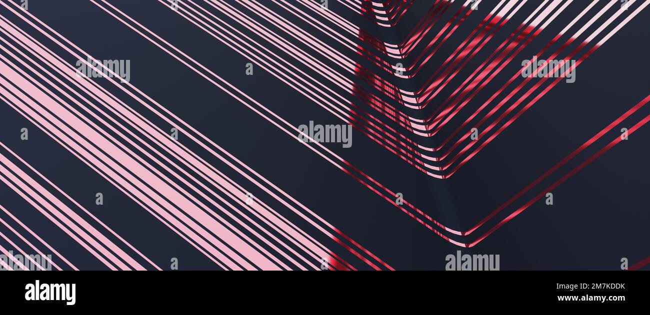 3d rendering pattern line reflect luxury background Stock Photo - Alamy