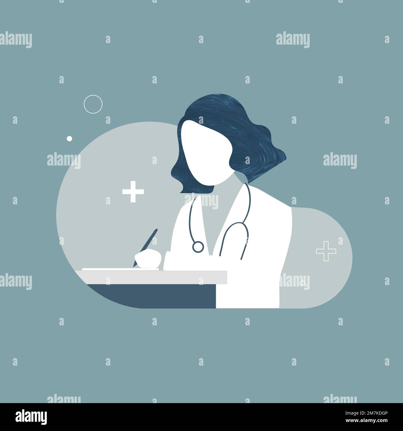 Female doctor character vector Stock Vector Image & Art - Alamy