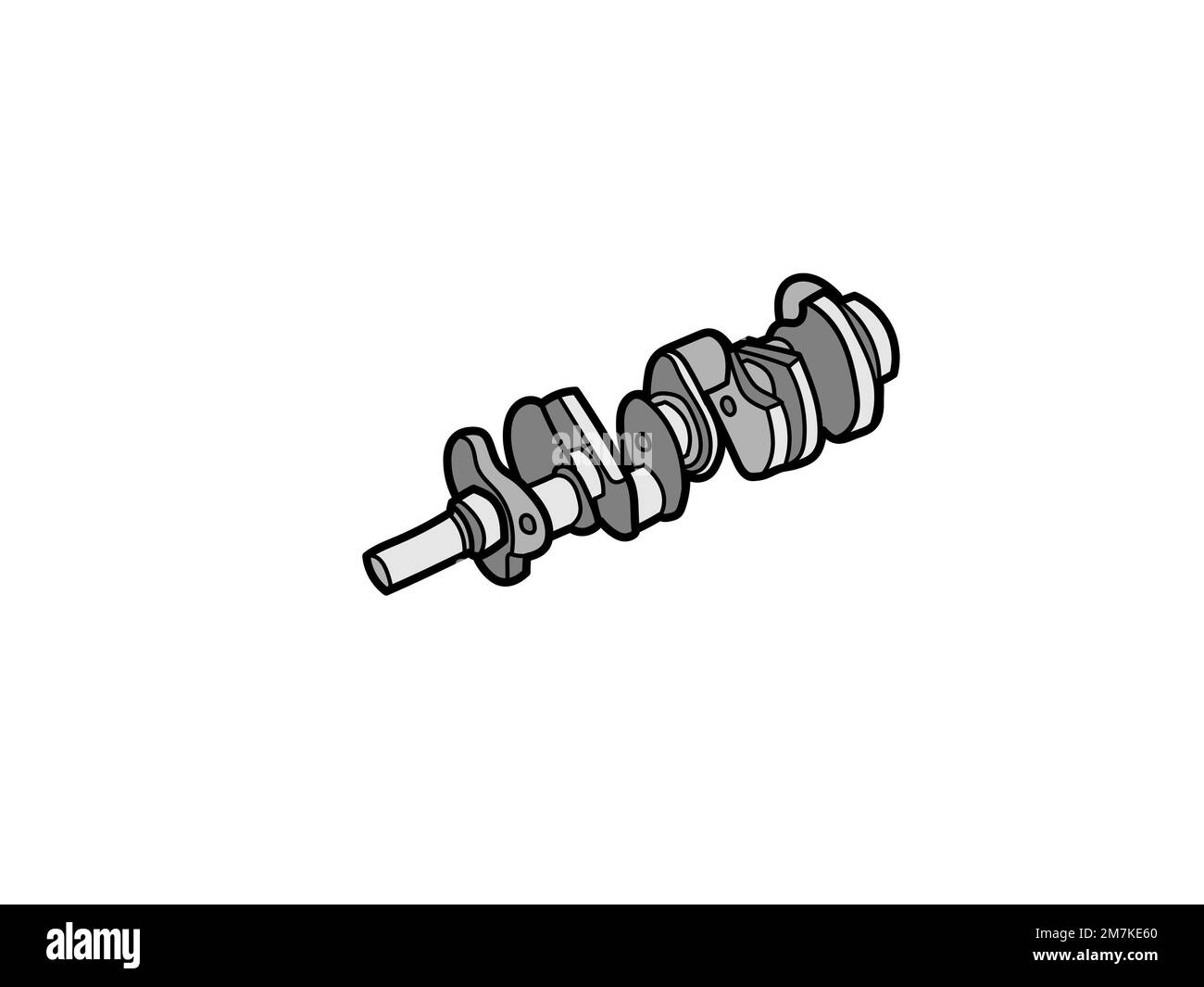 Car motor parts 3d Black and White Stock Photos & Images - Alamy