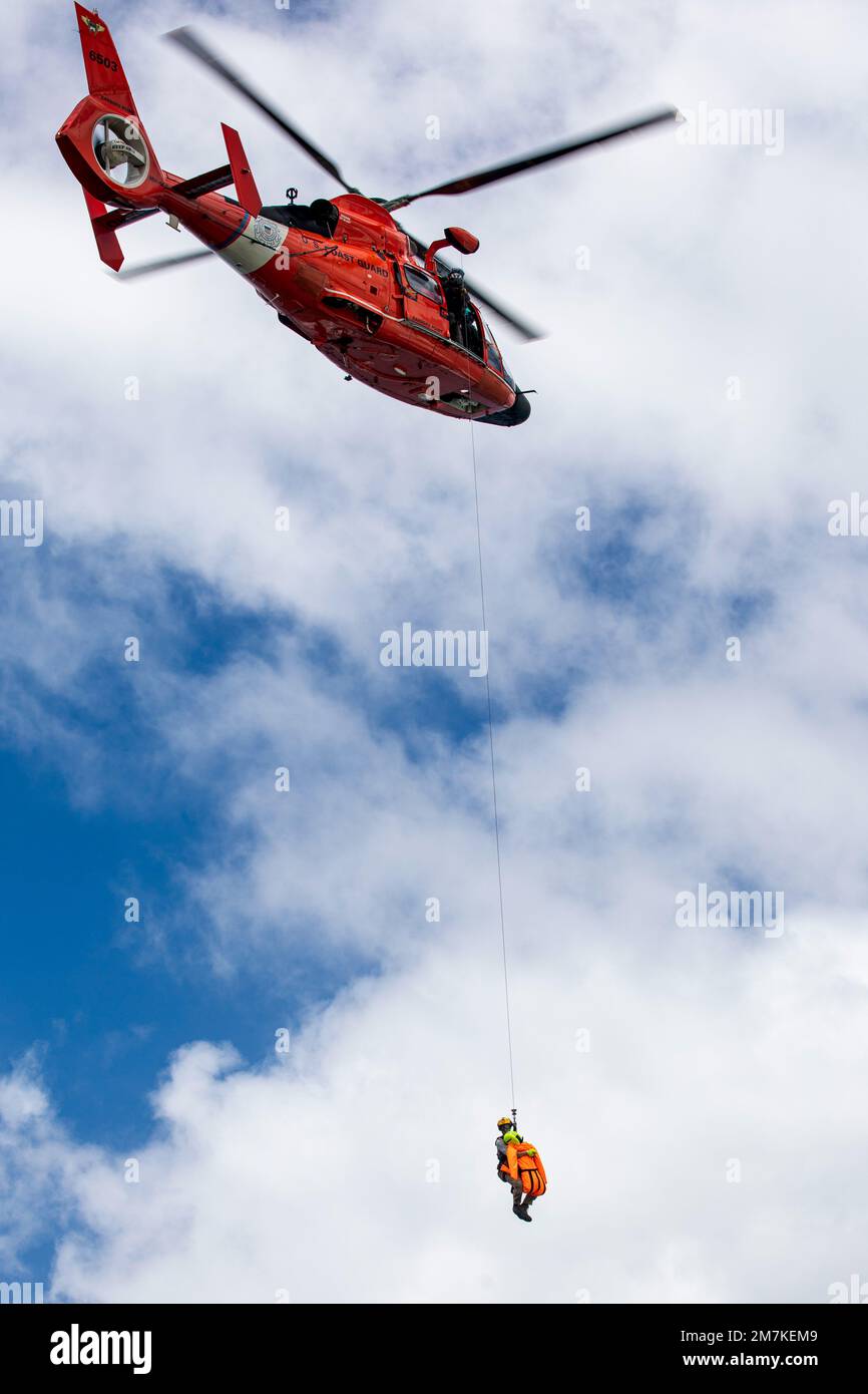 U.S. Coast Guard Aviation Survival Technician 2 Christopher Lynch, a ...