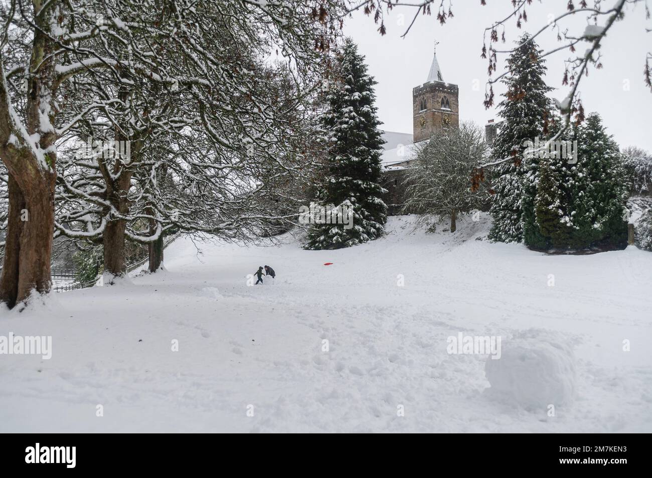 Residents of Scottish city Dunblane face an amber turned Met weather ...