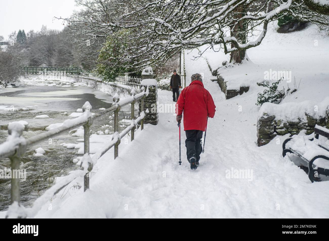 Residents of Scottish city Dunblane face an amber turned Met weather ...
