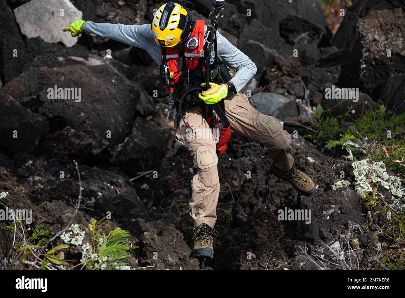 U.S. Coast Guard Aviation Survival Technician 2 Christopher Lynch, a ...