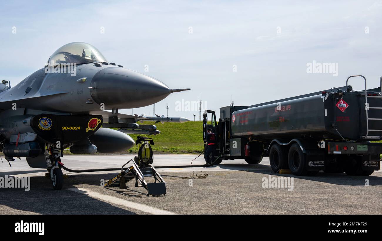 An R-11 refueling truck operated by the 374th Logistics Readiness ...