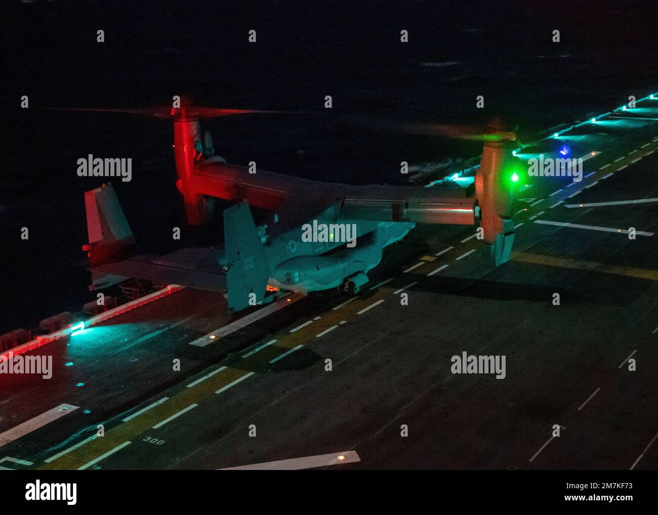 PACIFIC OCEAN (May 10, 2022) CV-22 Osprey, attached to U.S. Air Force ...