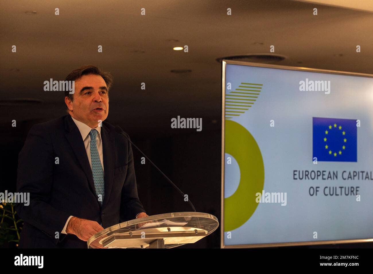 Athens, Greece. 9th Jan, 2023. Vice President of the European ...