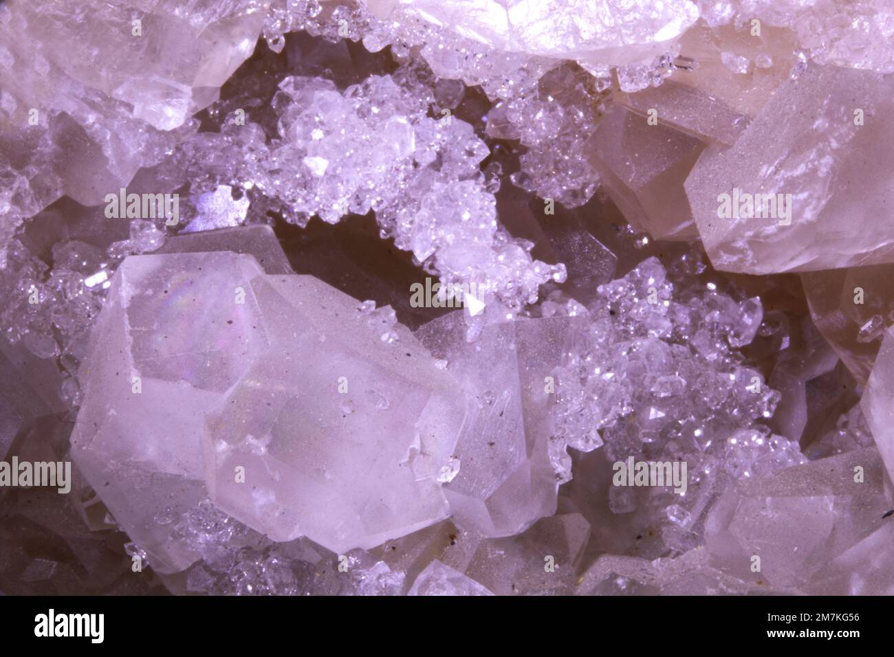 Rocks and Minerals, Quartz Crystals laboratory sample Stock Photo - Alamy