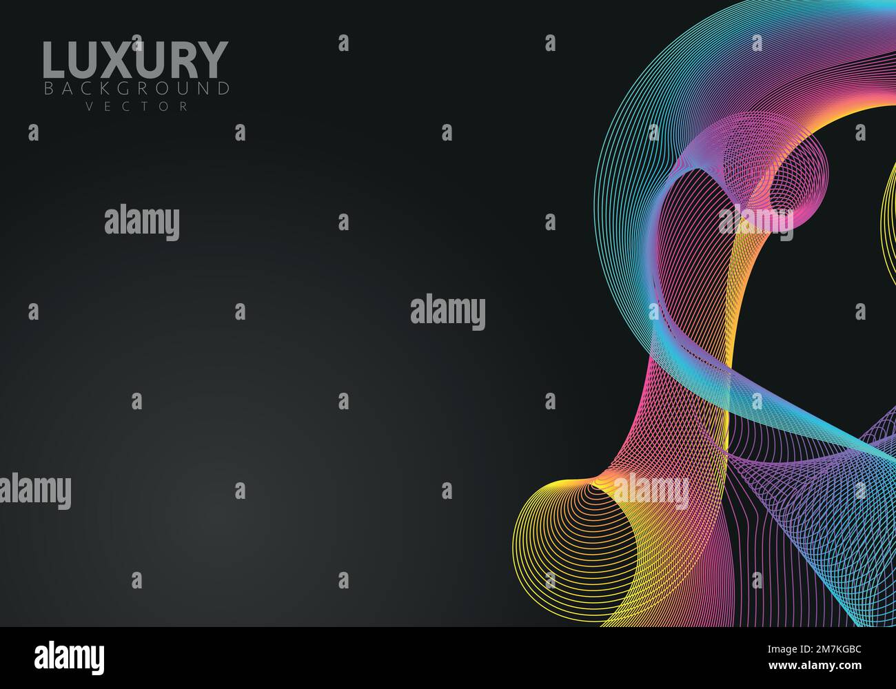 Abstract warped Diagonal Striped Background. Vector curved twisted ...