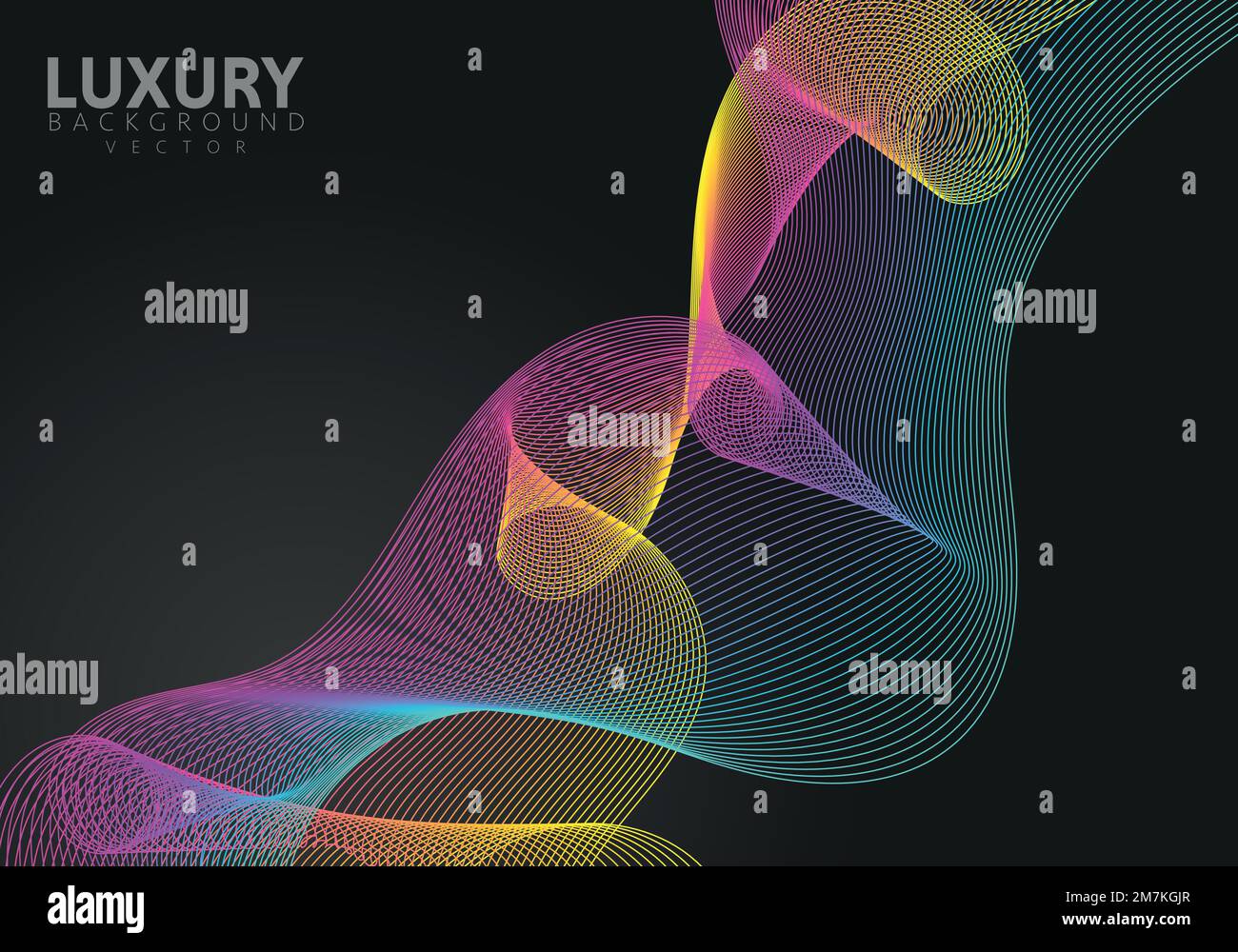 Abstract warped Diagonal Striped Background. Vector curved twisted ...