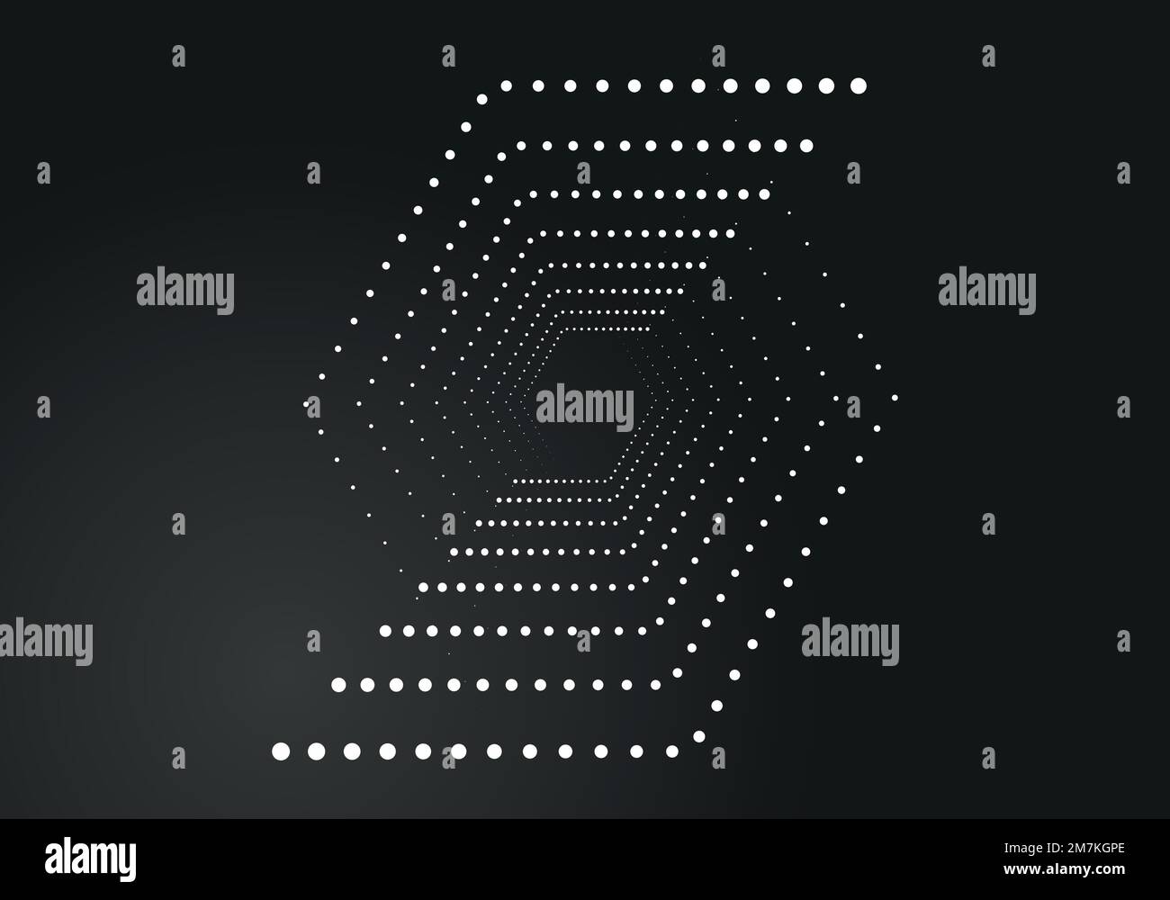 Abstract dots background poster with dynamic. technology network Vector ...