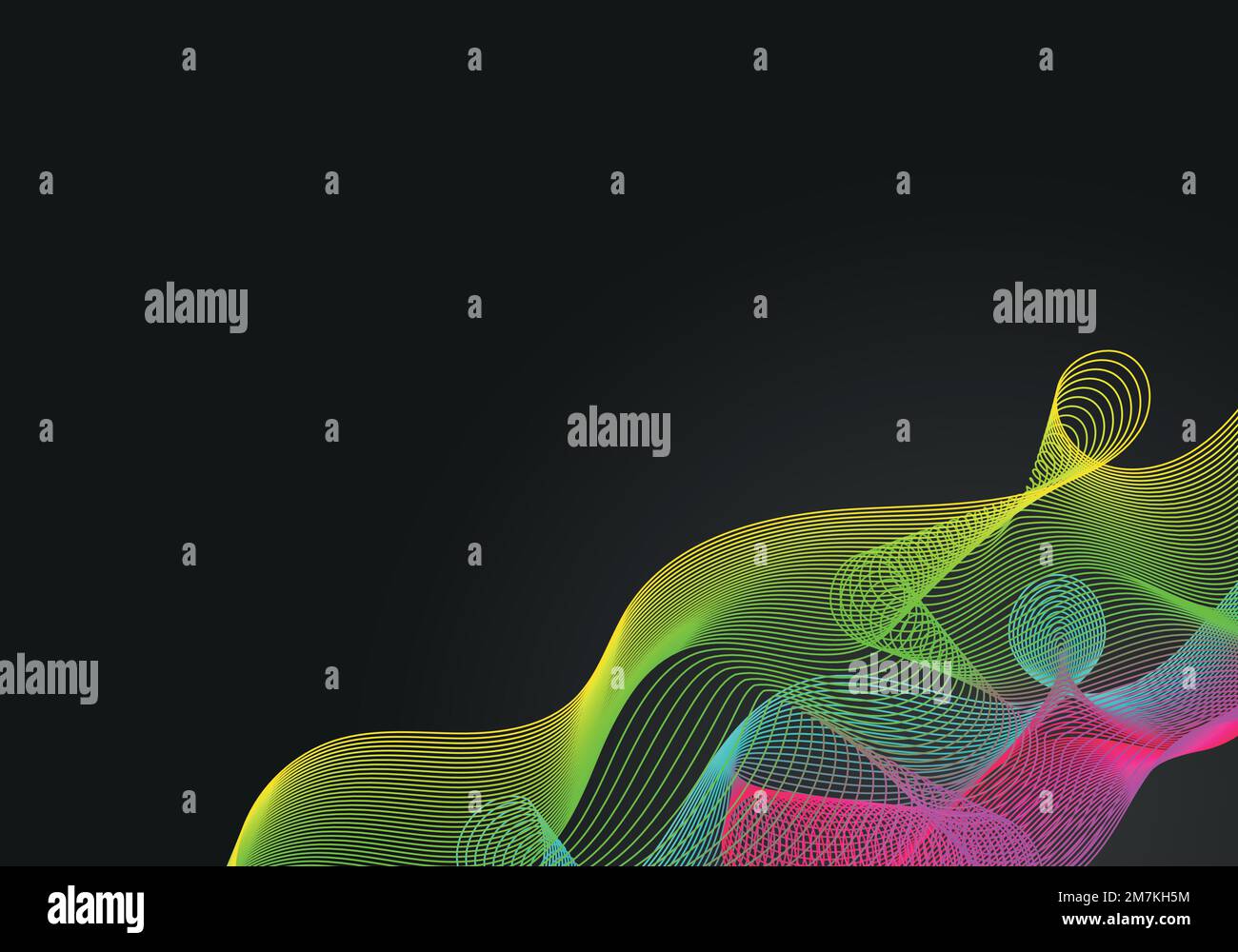 Abstract warped Diagonal Striped Background. Vector curved twisted ...