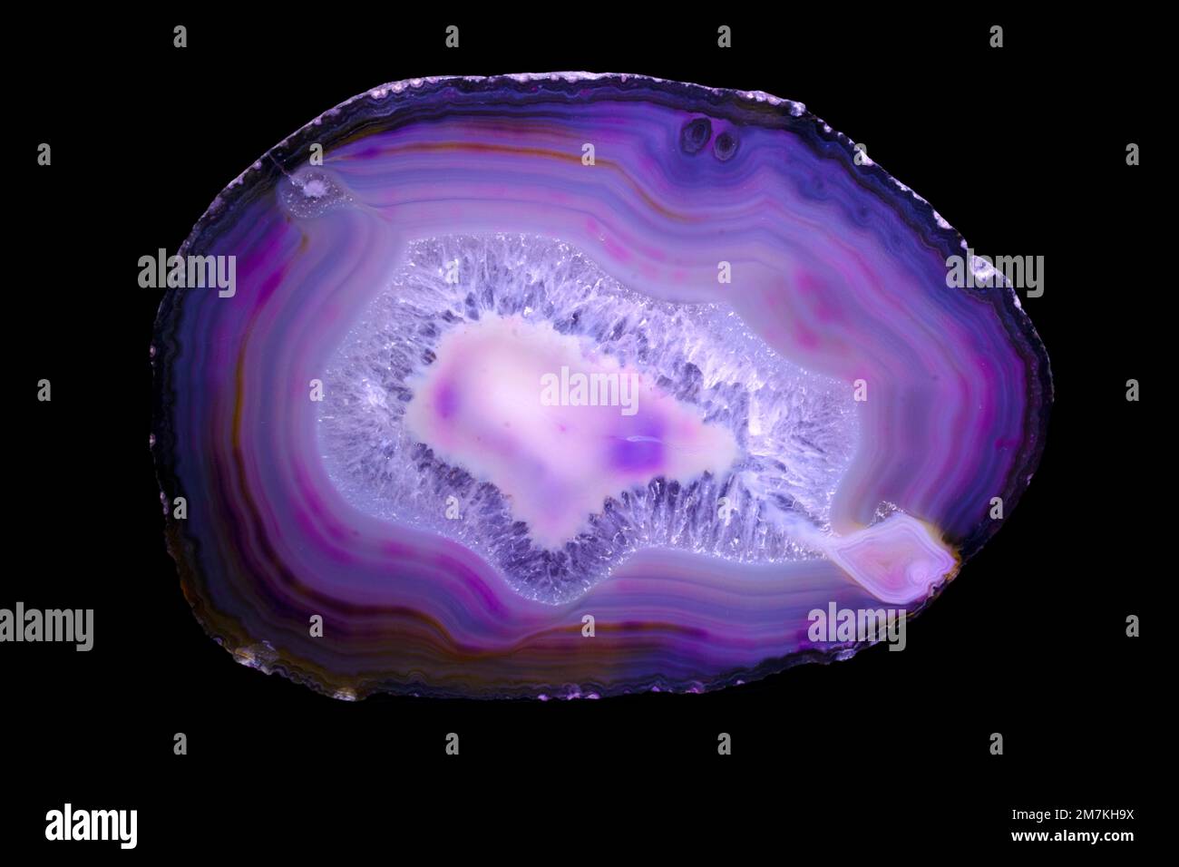 Rocks and Minerals, Quartz Agate, laboratory sample Stock Photo - Alamy