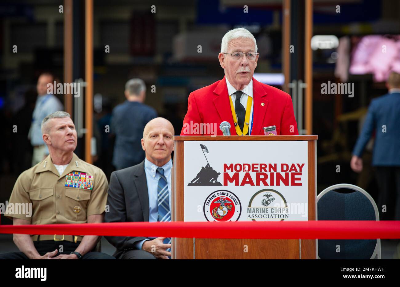 Warren Griffin, the National Senior Vice Commandant of the Marine Corps ...