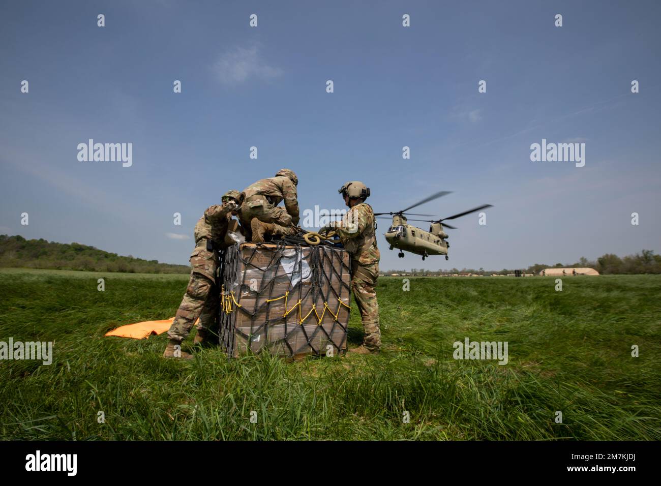 Soldiers from the 2nd General Support Battalion, 3rd Aviation Regiment ...