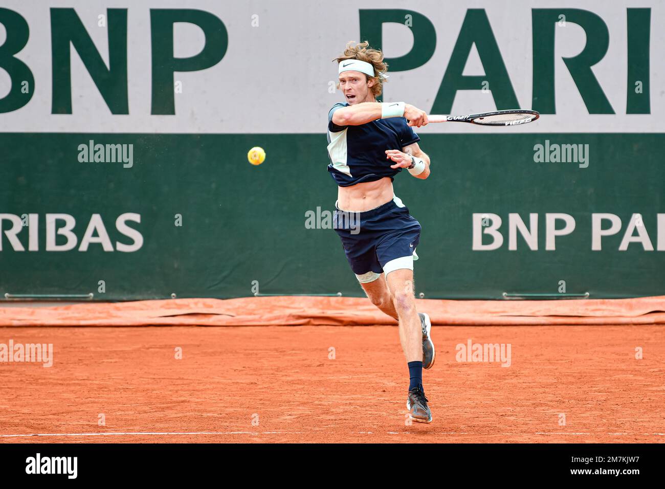 Russian professional tennis player Andrey Rublev on the occasion of the ...