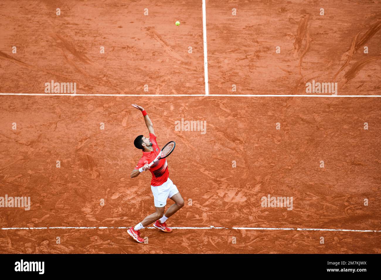 Serbian professional tennis player Novak Djokovic on the occasion of ...