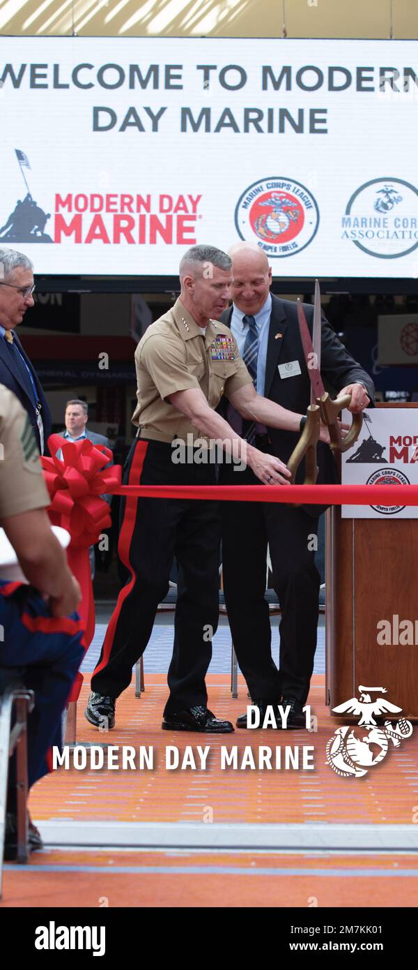 The Modern Day Marine Day 1 infographic shows the opening of the first ...