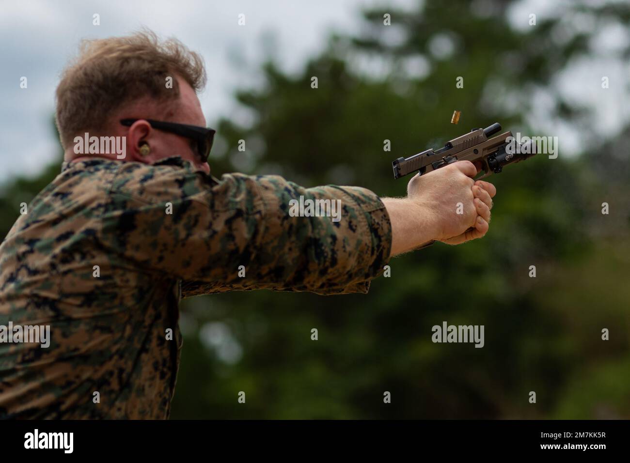 U.S. Marine Corps 1st Lt. Matthew Watson, an intelligence officer with ...