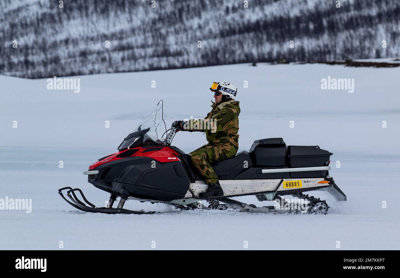 Army snowmobile hi-res stock photography and images - Alamy