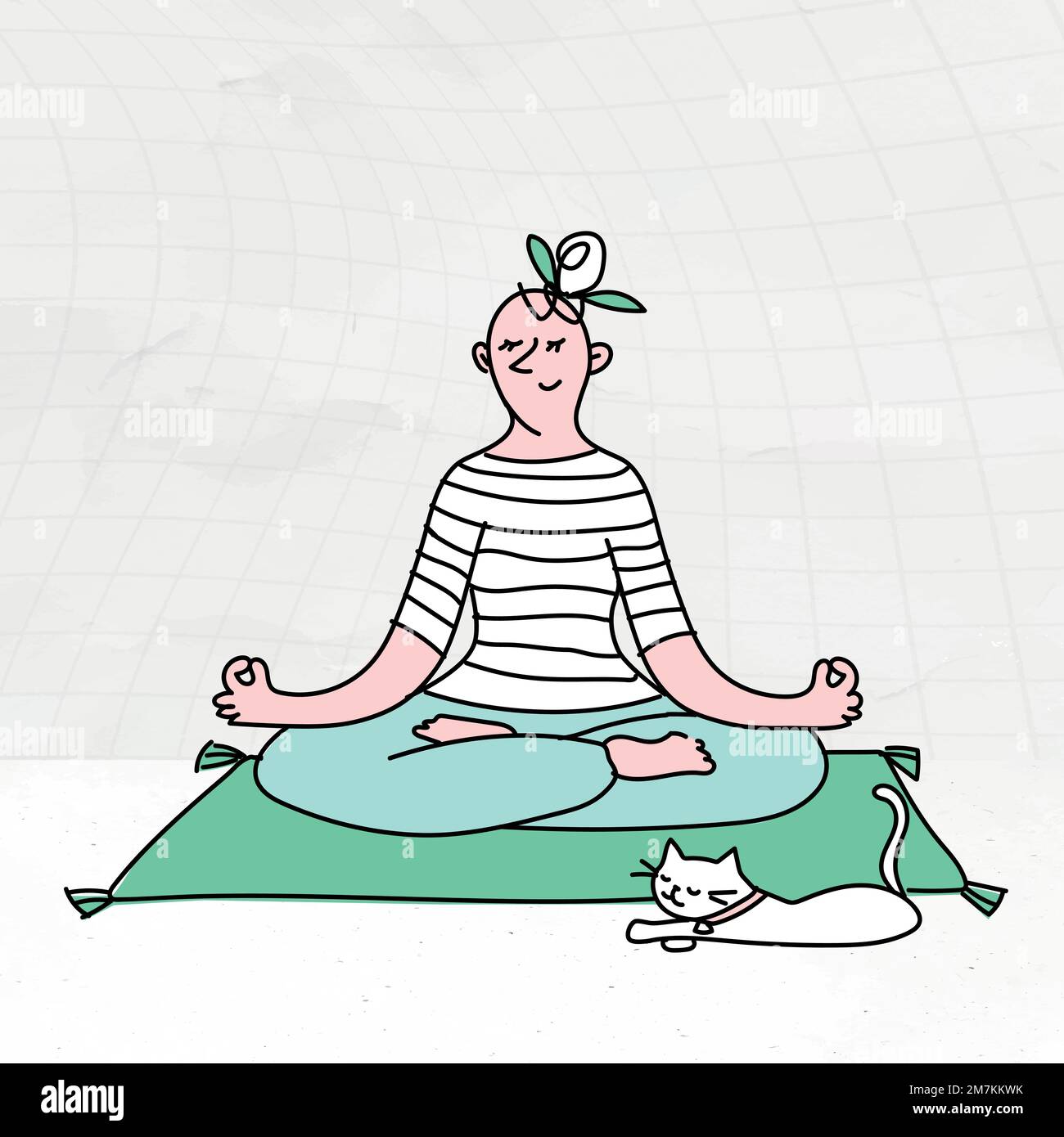 Self isolation doodle vector Stock Vector Image & Art - Alamy