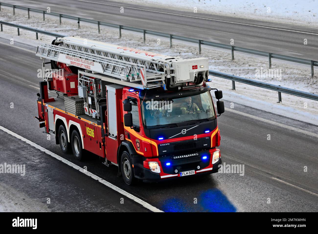Firefighting platform truck hi-res stock photography and images - Alamy