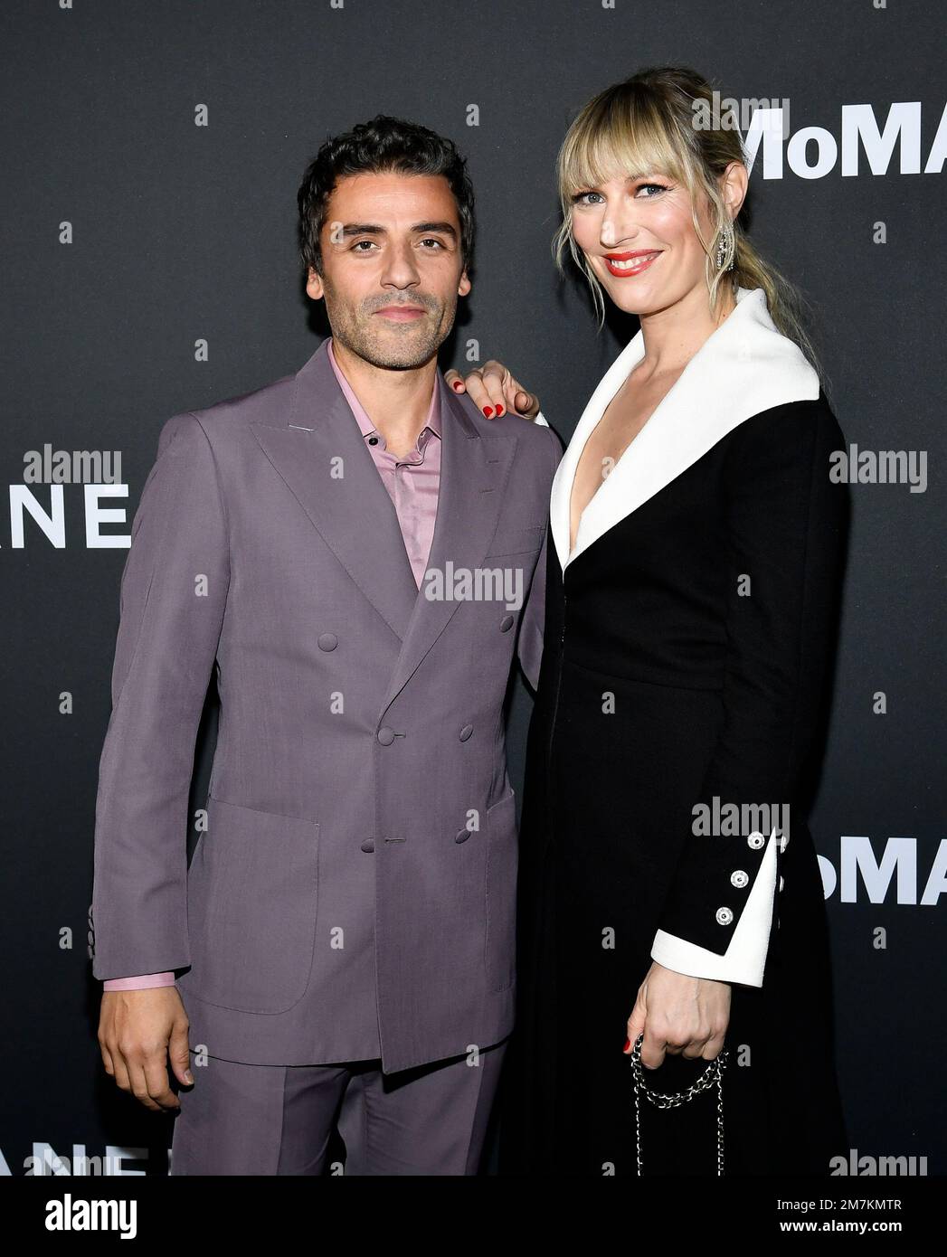 Oscar Isaac, left, and wife Elvira Lind attend the MoMA Film Benefit ...