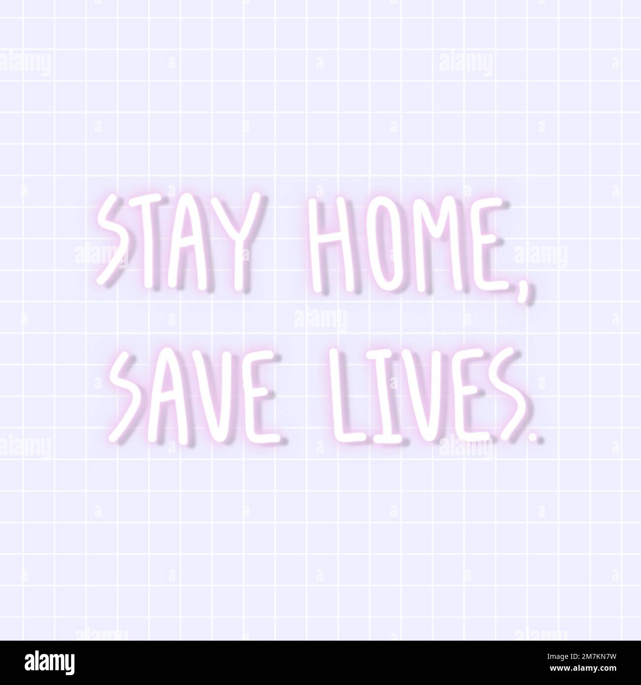 Stay home, save lives coronavirus neon sign vector Stock Vector Image ...