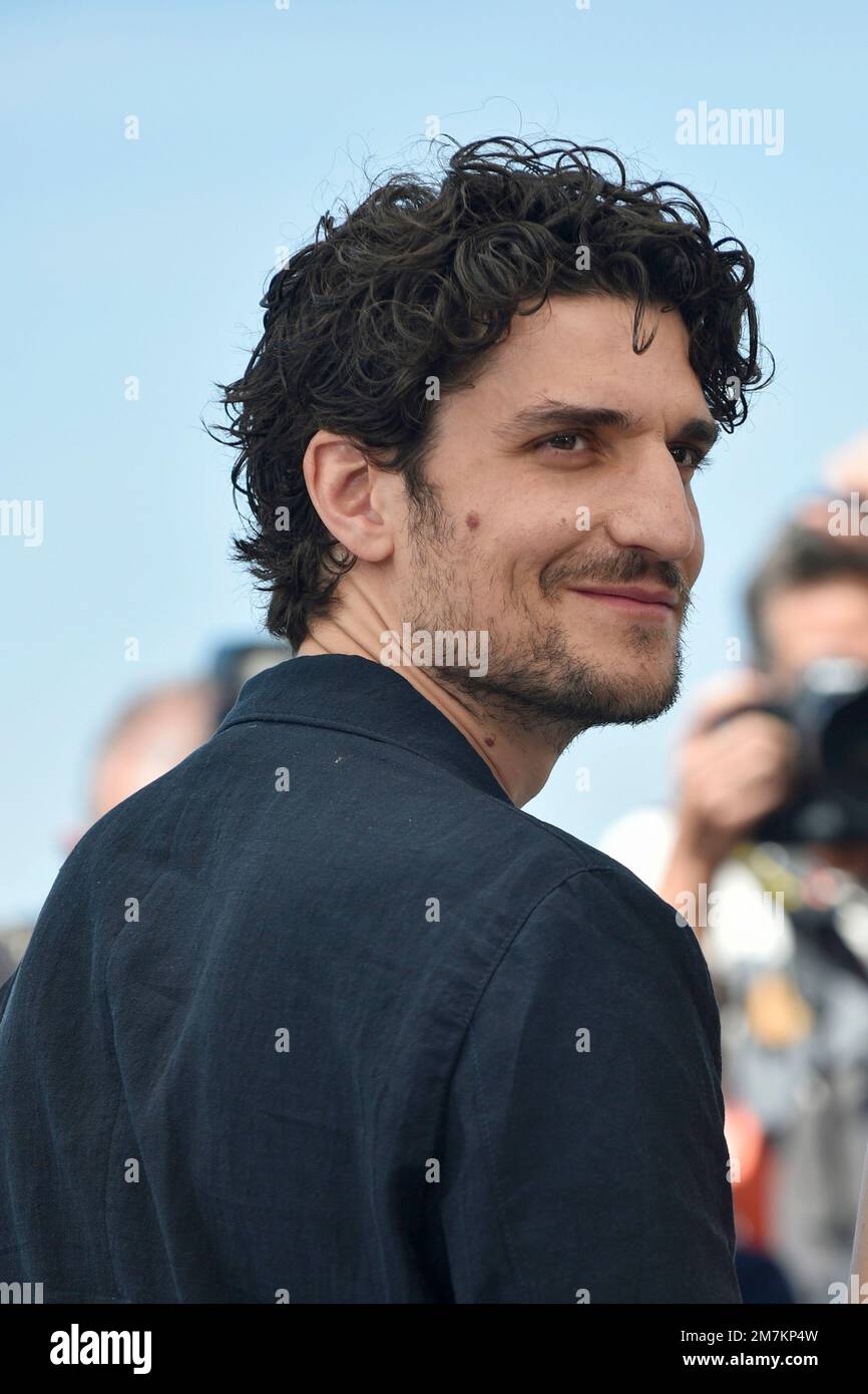 Actor Louis Garrel posing during the photocall of the film “The ...