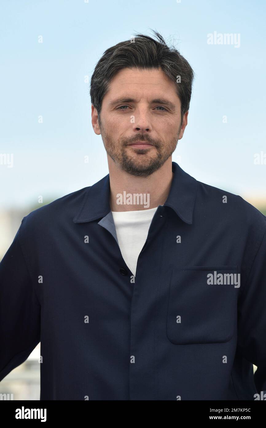 Actor and filmmaker Raphael Personnaz posing during the photocall of ...